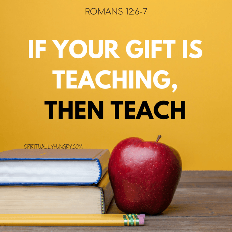 20 Bible Verses For Teachers With Graphics - Spiritually Hungry