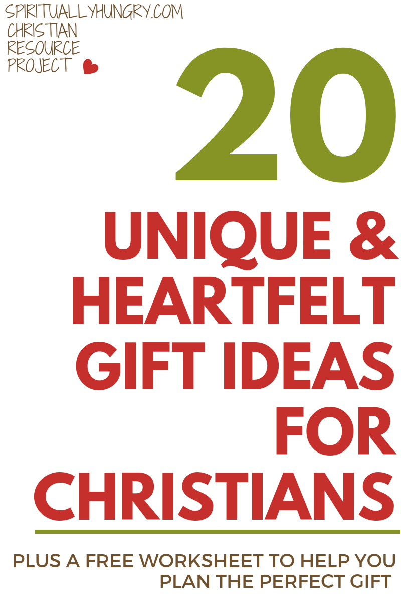 20 Great Heartfelt Christian Gift Ideas - Spiritually Hungry