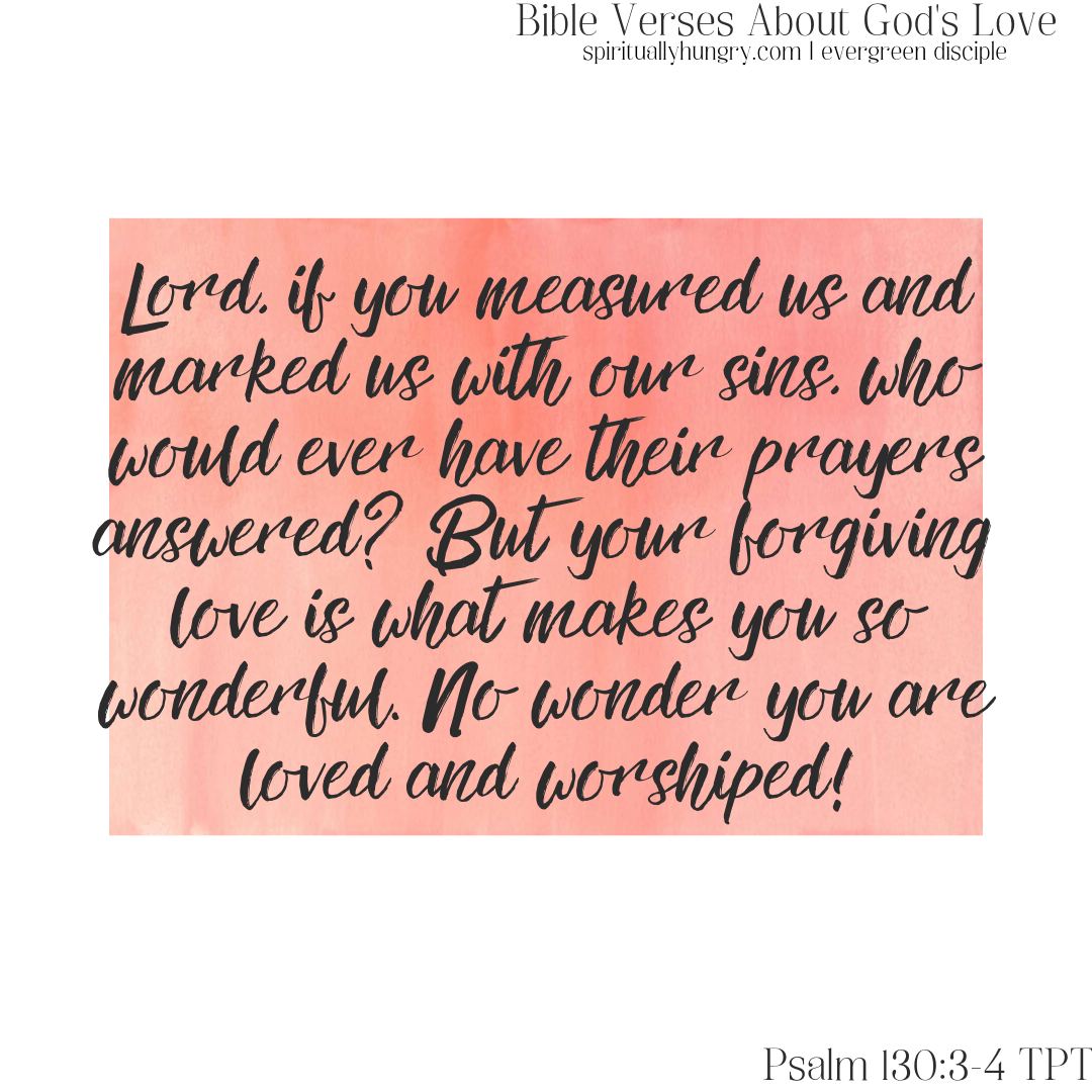 Scripture About God's Love - Spiritually Hungry