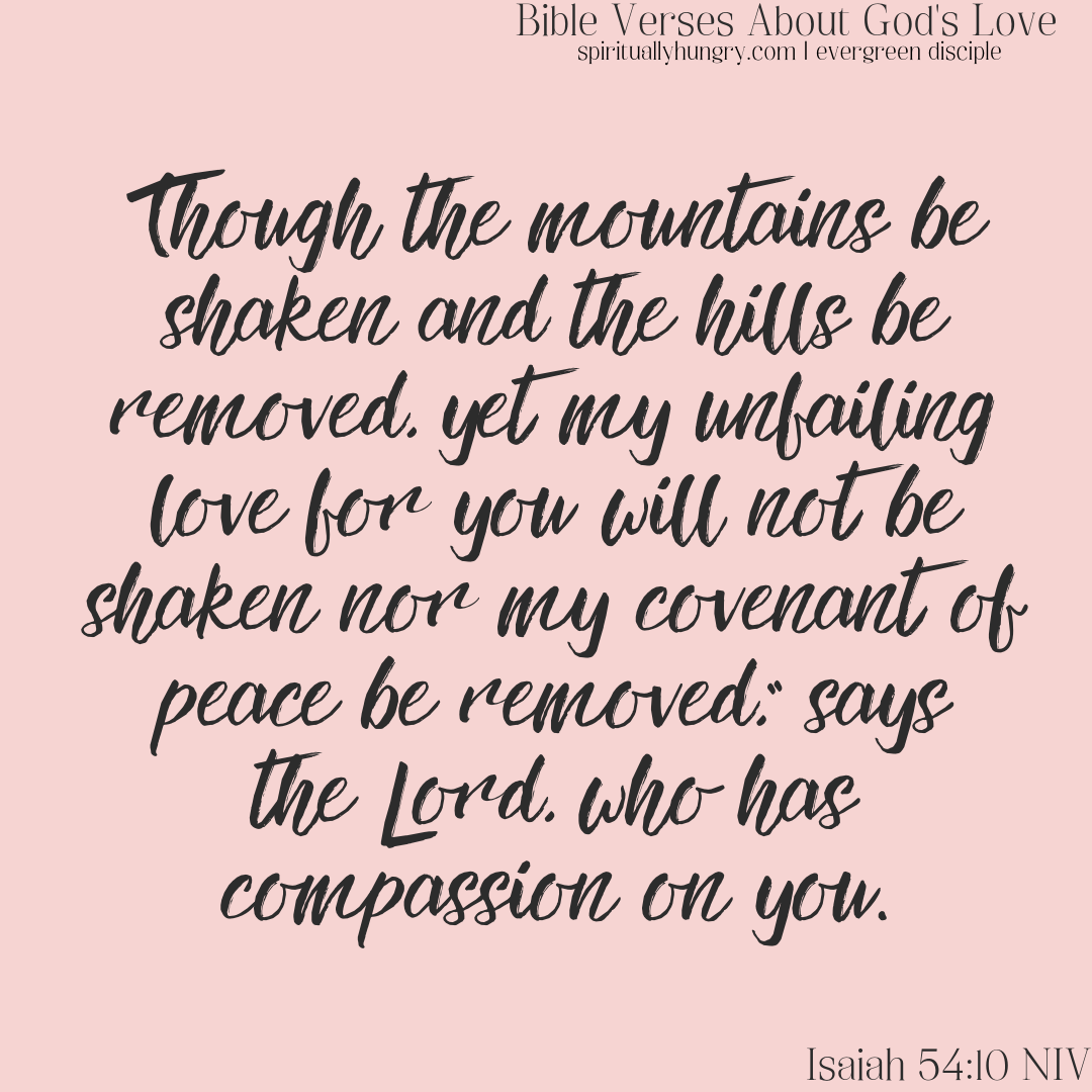 Scripture About God's Love - Spiritually Hungry