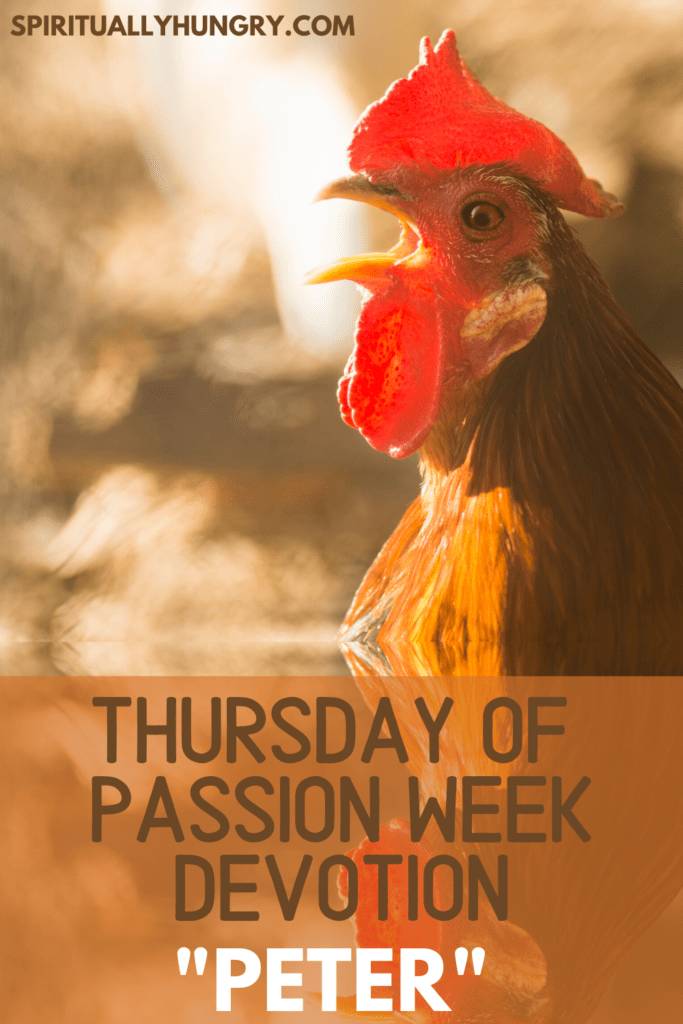 Thursday Of Passion Week Devotion - Spiritually Hungry