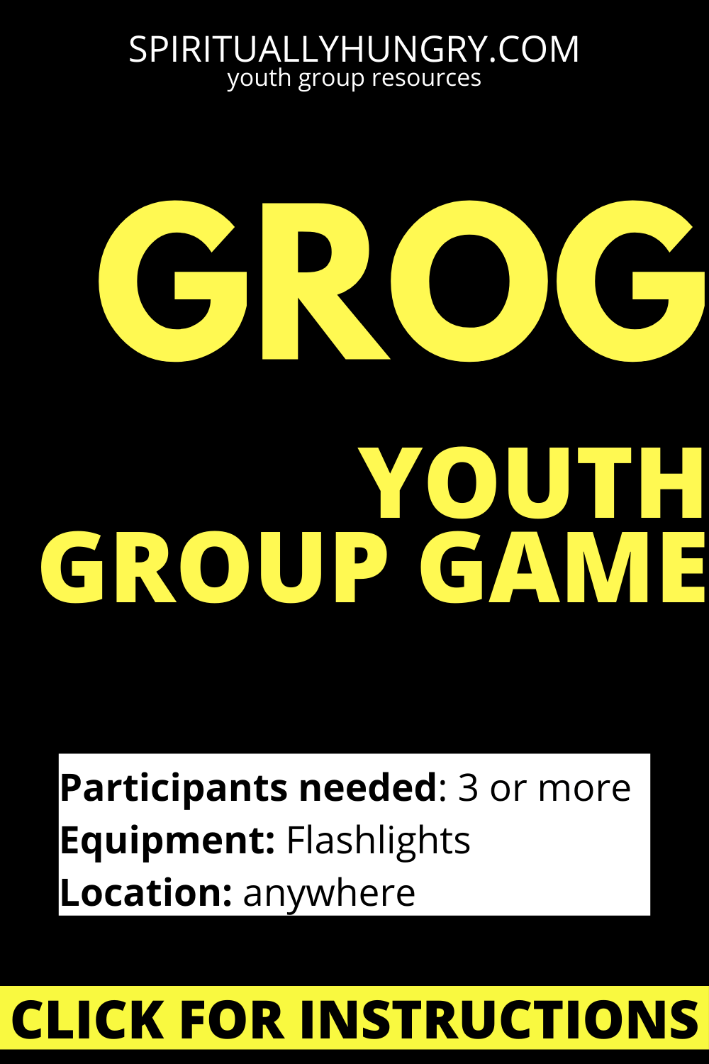 Grog Game Instructions - Spiritually Hungry